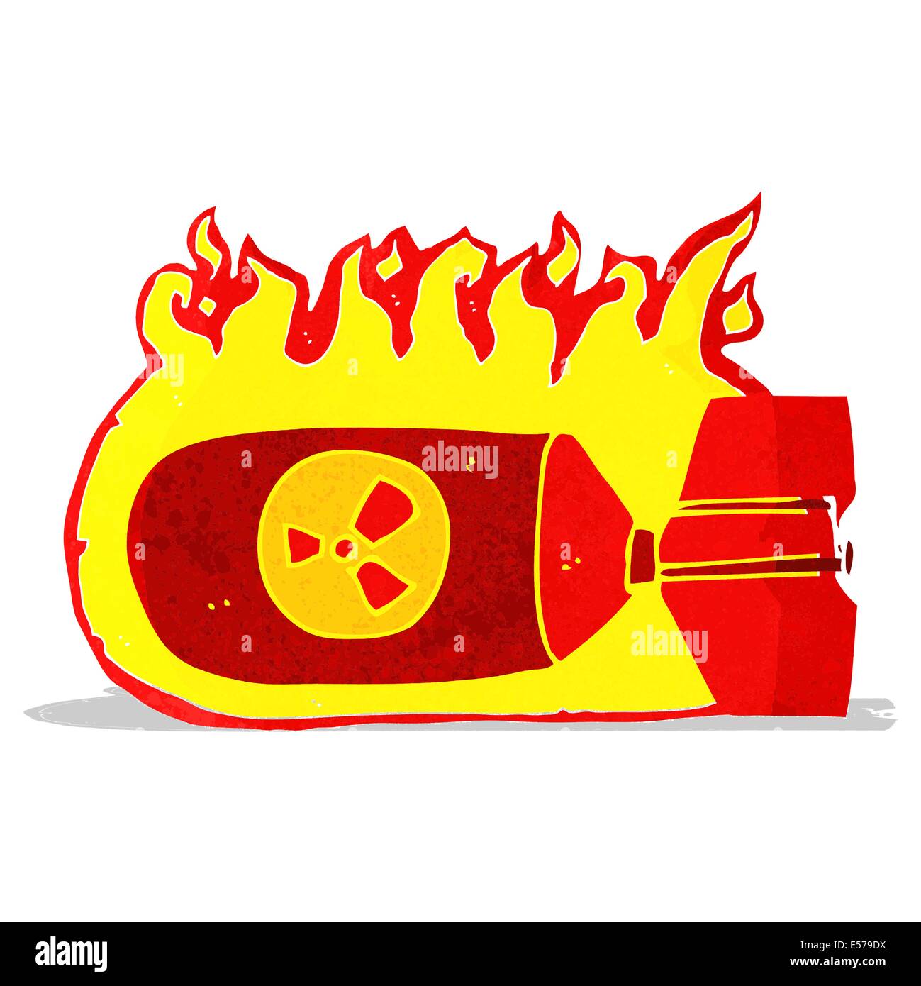 Cartoon nuclear bomb Banque d'images vectorielles - Alamy