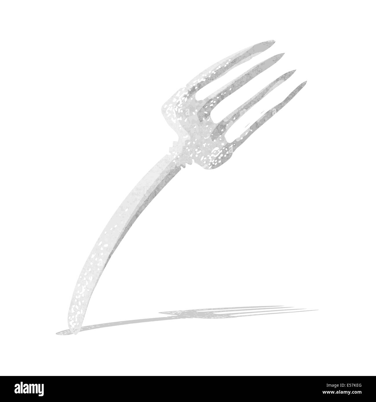 fourche de dessin animé Image Vectorielle Stock - Alamy