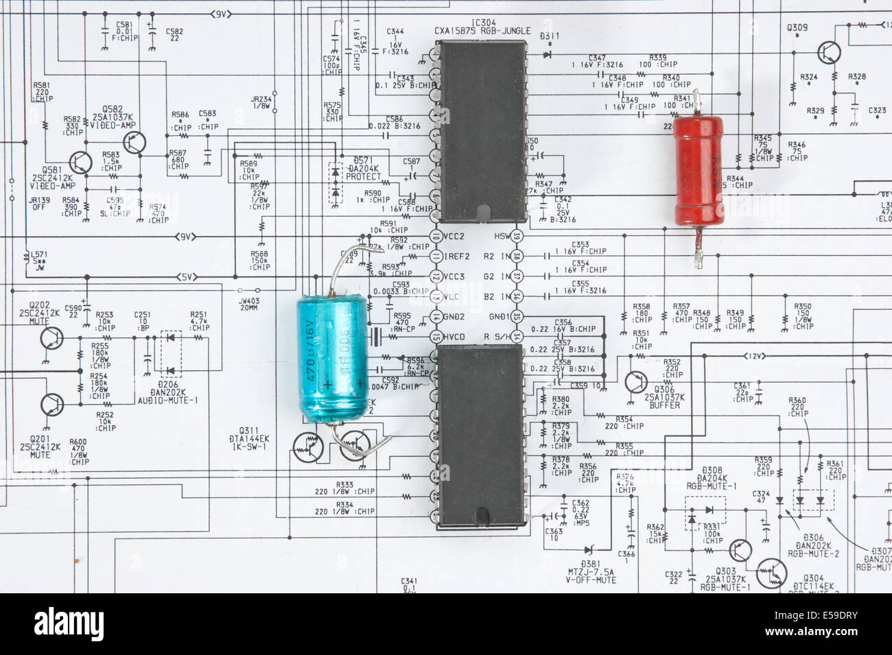Sur puce de silicium Banque de photographies et d’images à haute ...