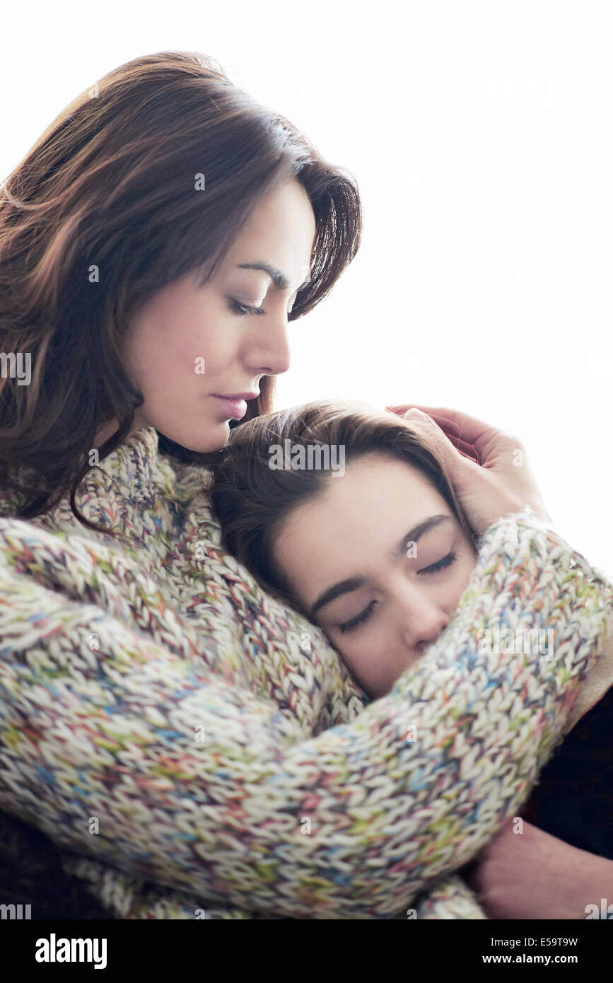 Mother Daughter Concern Banque De Photographies Et Dimages à Haute