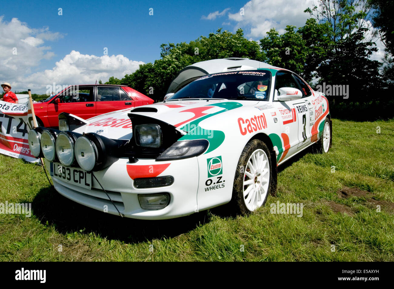 Toyota Supra voiture rallye wrc replica Photo Stock - Alamy