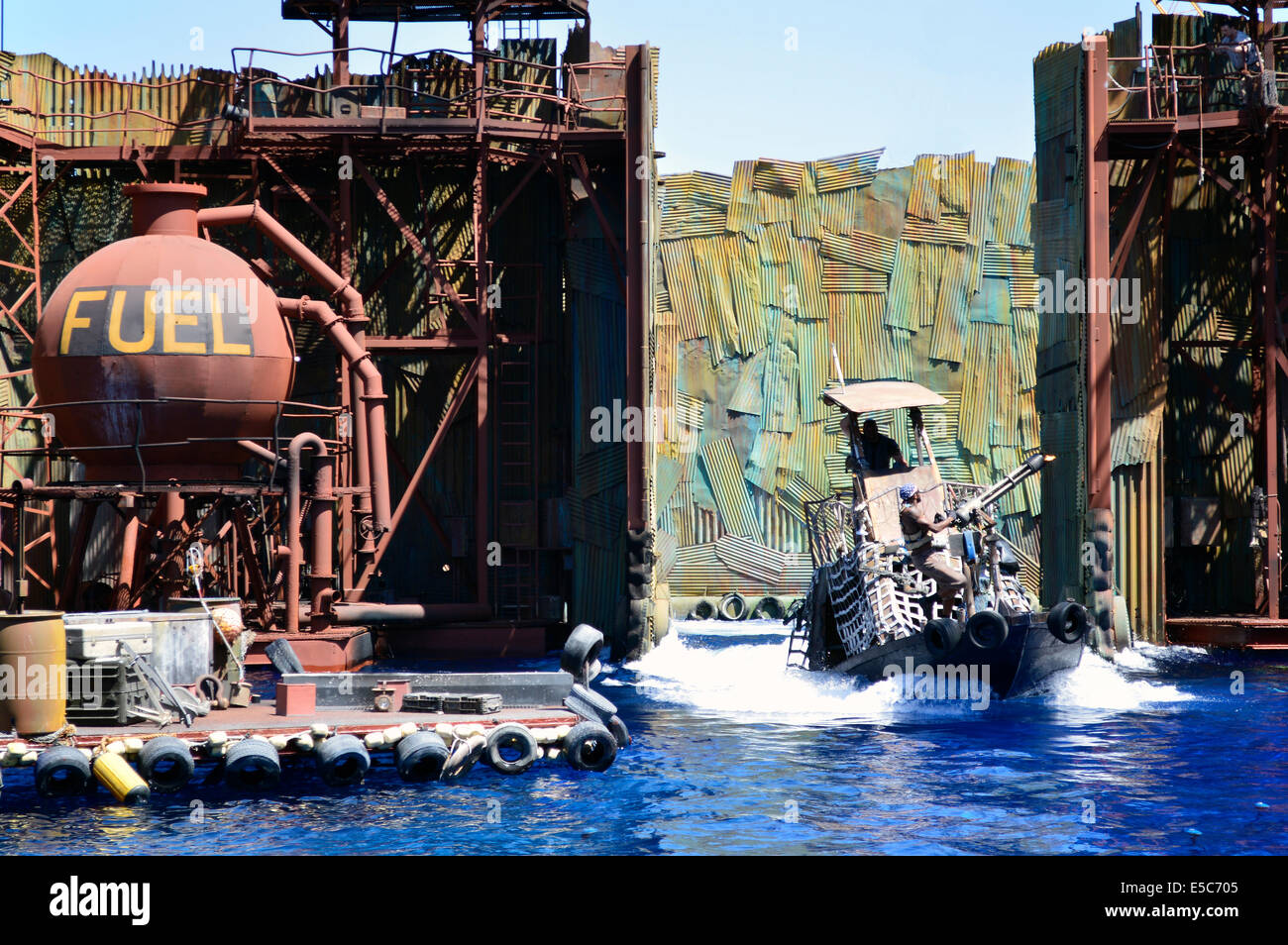 Waterworld show at universal studios Banque de photographies et d ...