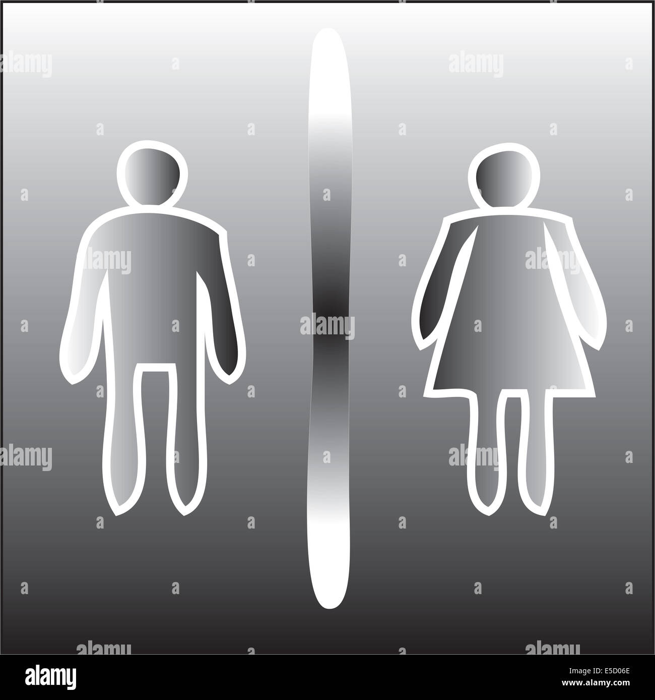 Toilettes Femmes Hommes Banque d'image et photos - Alamy