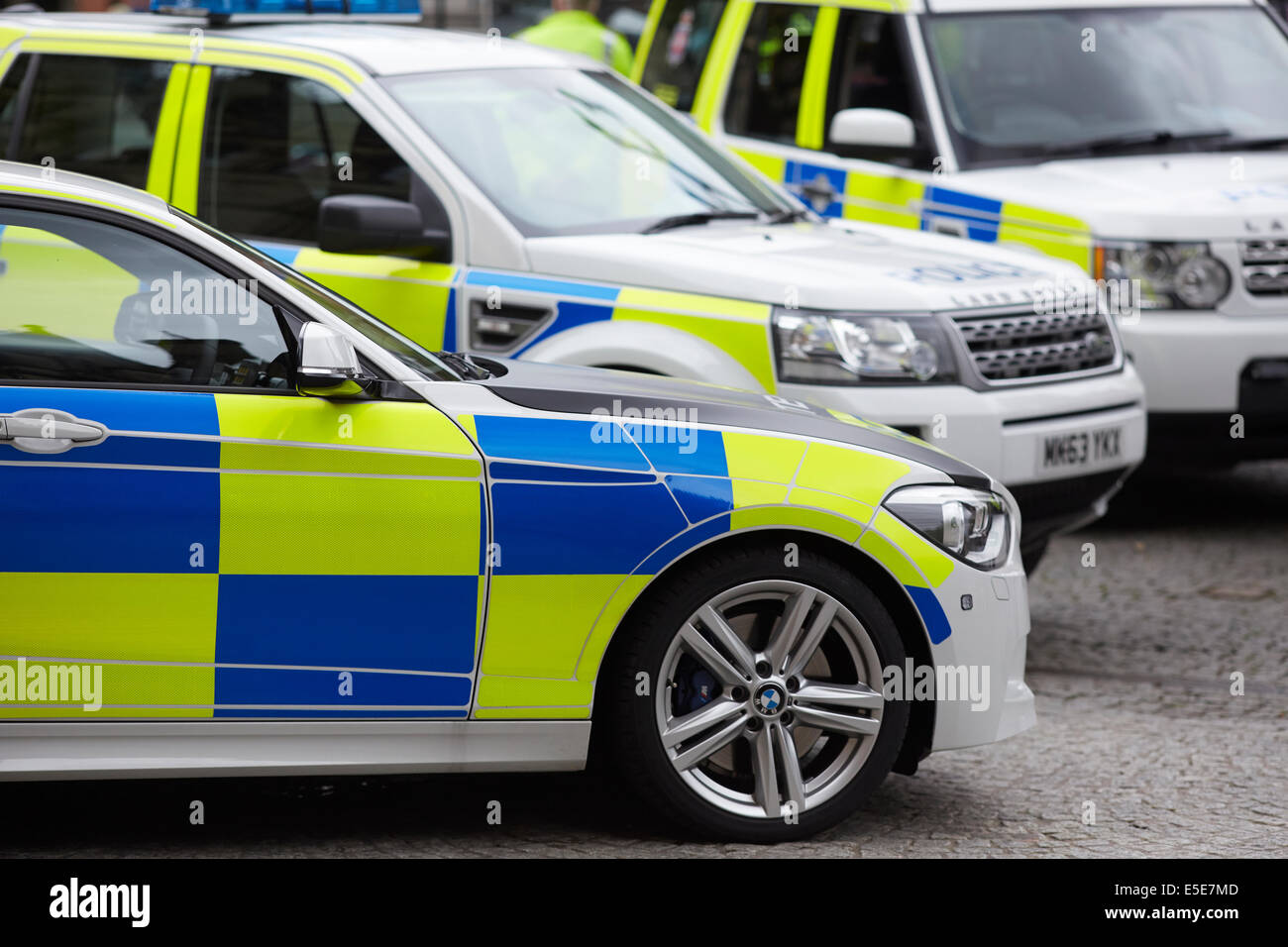 La police du Grand Manchester PSG ANPR interceptor véhicule de police ...