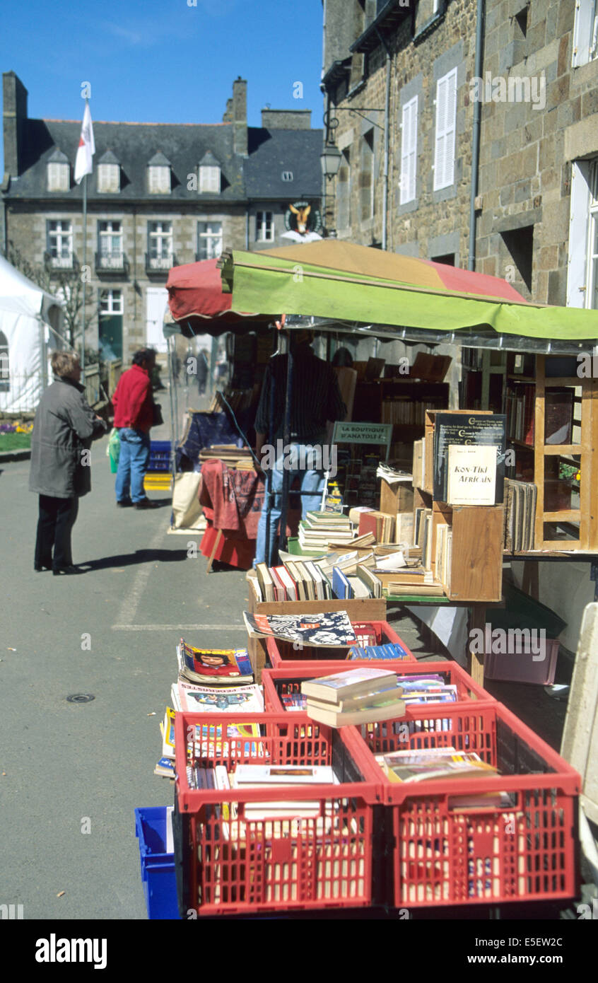 France, Bretagne, ille et vilaine, Bécherel, cité du livre, petite cité ...