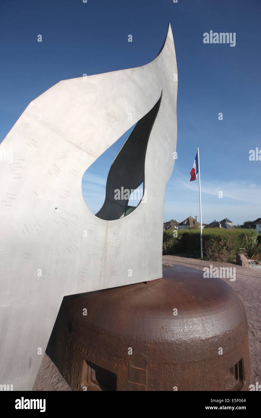 France, Basse Normandie, Calvados, plages du débarquement, ouistreham ...