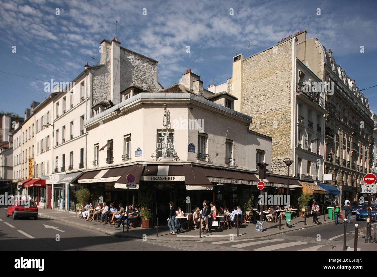 France, Ile de France, paris 15e arrondissement, angle rue du commerce ...