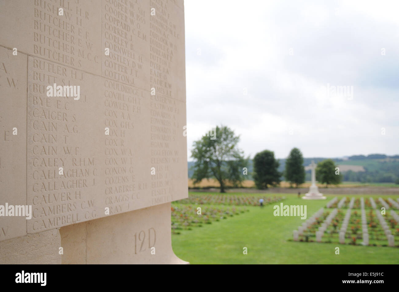 Cimetière français Banque de photographies et d’images à haute ...
