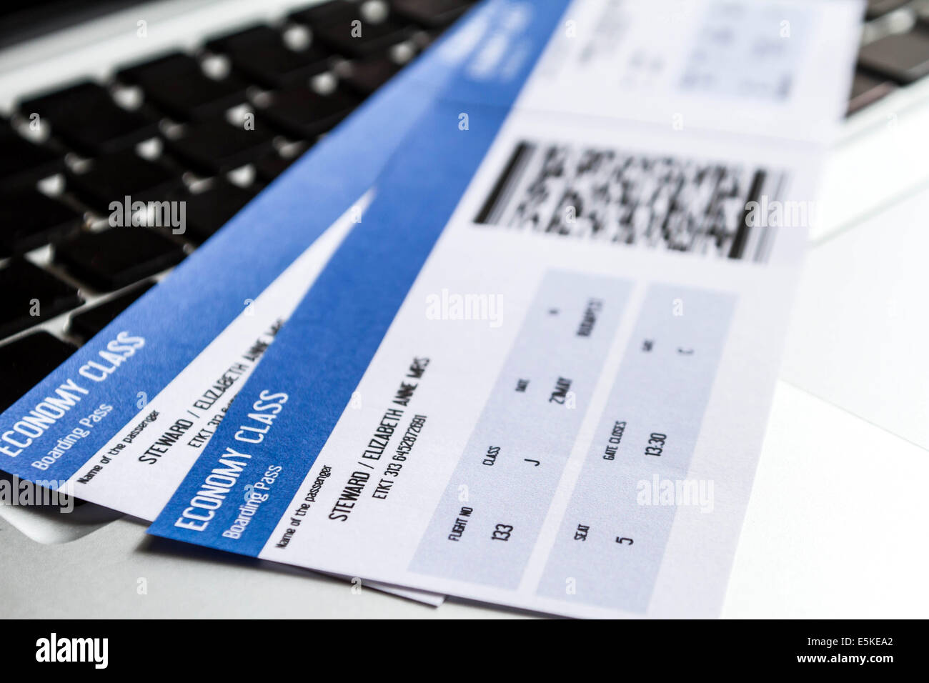 Billet d'avion Banque de photographies et d’images à haute résolution ...