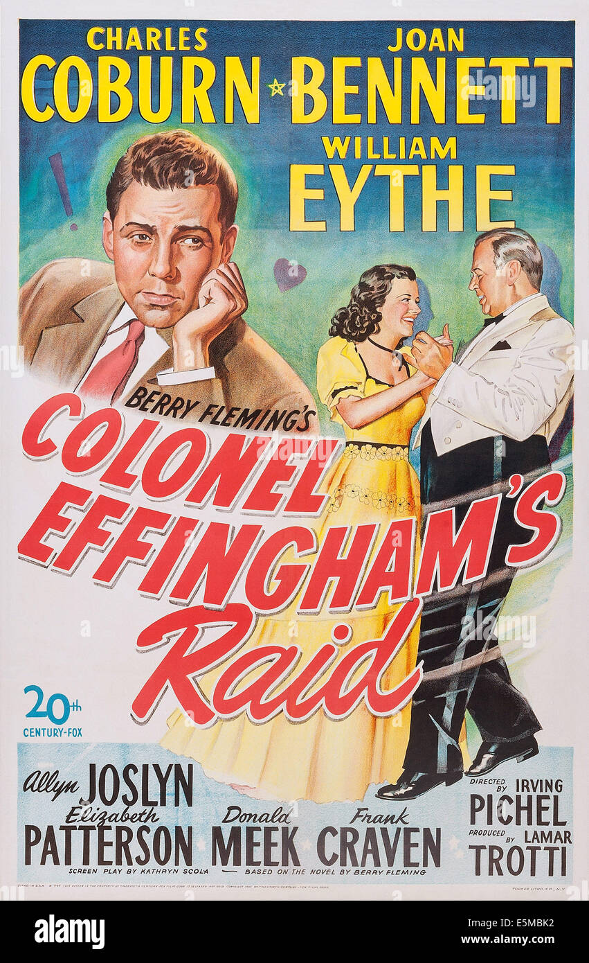 Raid du colonel effinghams Banque de photographies et d’images à haute résolution - Alamy