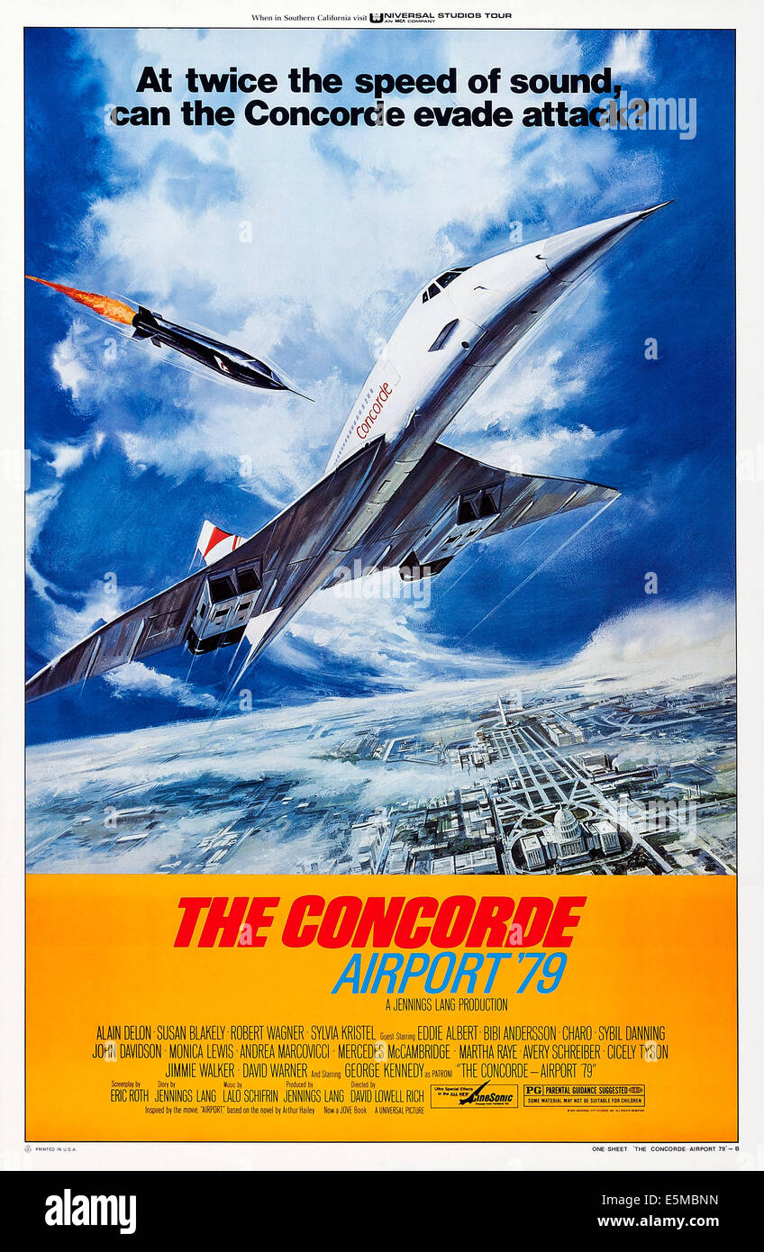 Le Concorde...nous l'aéroport '79, l'affiche, 1979, © Universal ...