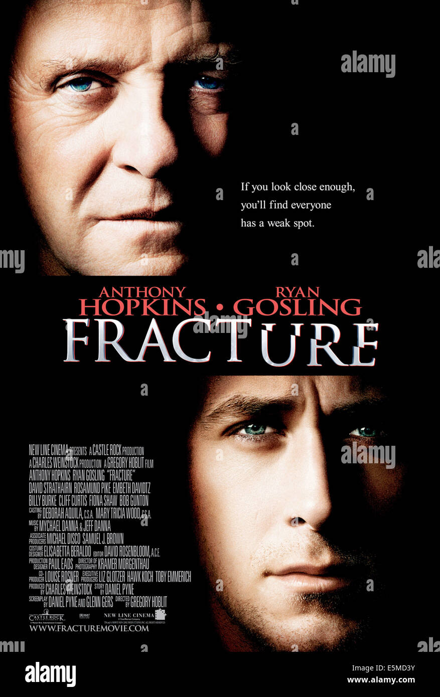 Ryan gosling anthony hopkins fracture Banque de photographies et d ...