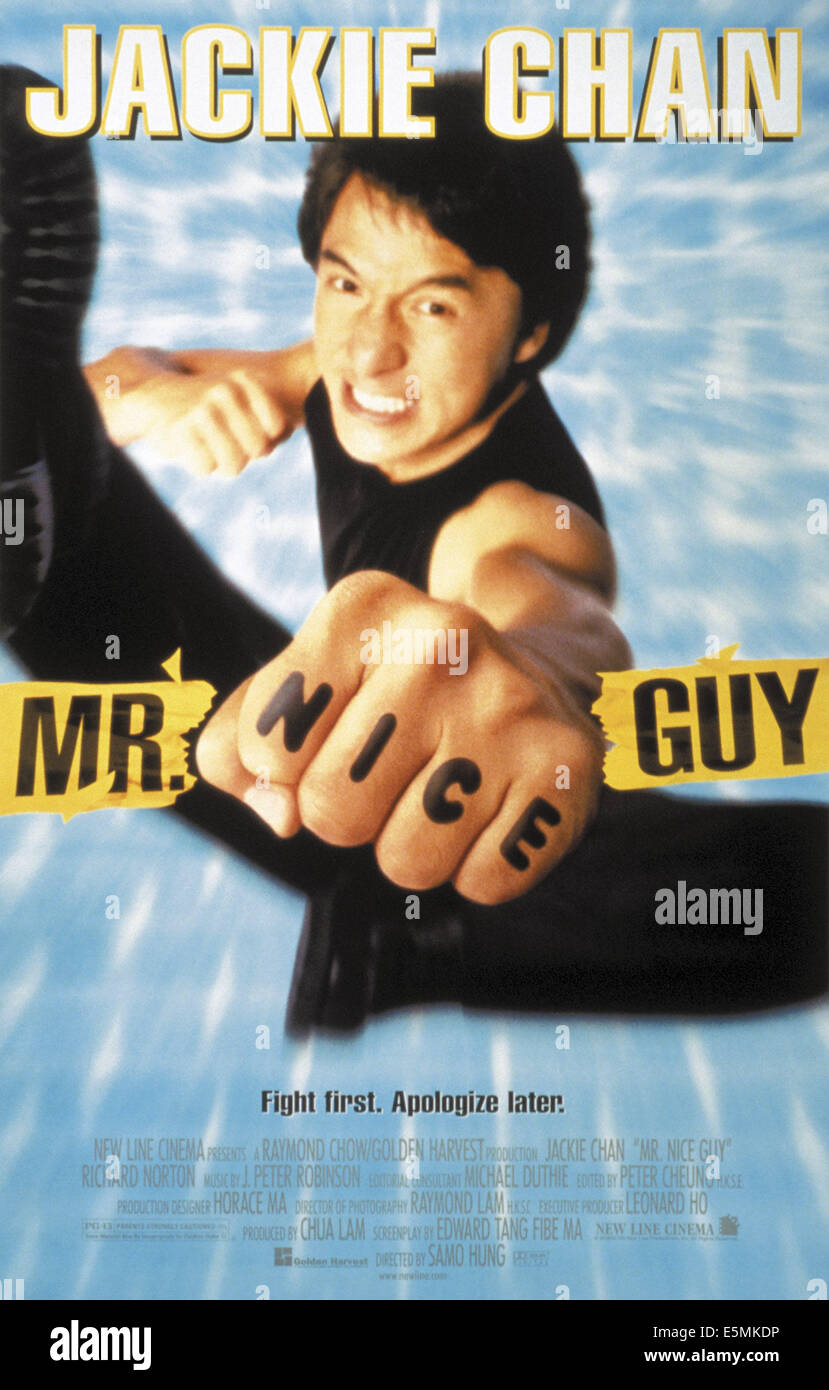 MR NICE GUY (aka YAT GOH HIU YAN ; PAS PLUS MR NICE GUY), Jackie Chan, 1997(c) New Line Cinema ...
