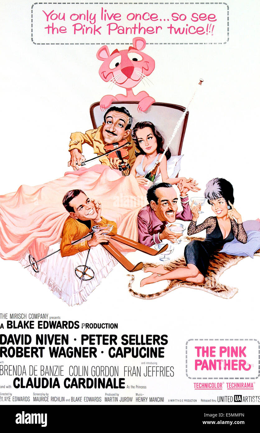 La Panthère Rose (1963) Banque d'image et photos - Alamy