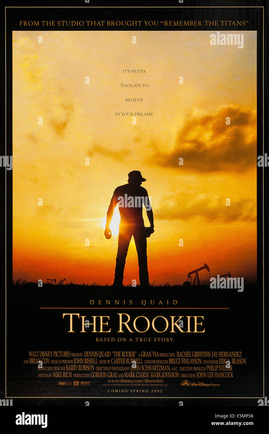 The rookie poster Banque de photographies et d’images à haute ...