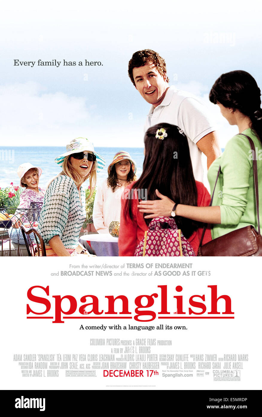 SPANGLISH Cloris Leachman, thé, Leoni, Sarah Steele, Adam Sandler ...