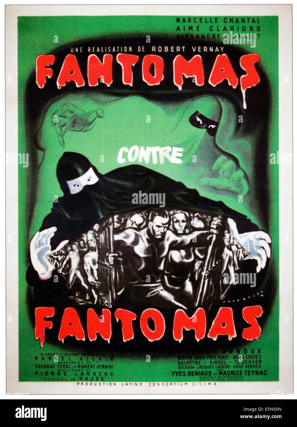FANTOMAS CONTRE FANTOMAS (aka FANTOMAS CONTRE FANTOMAS), l'affiche ...