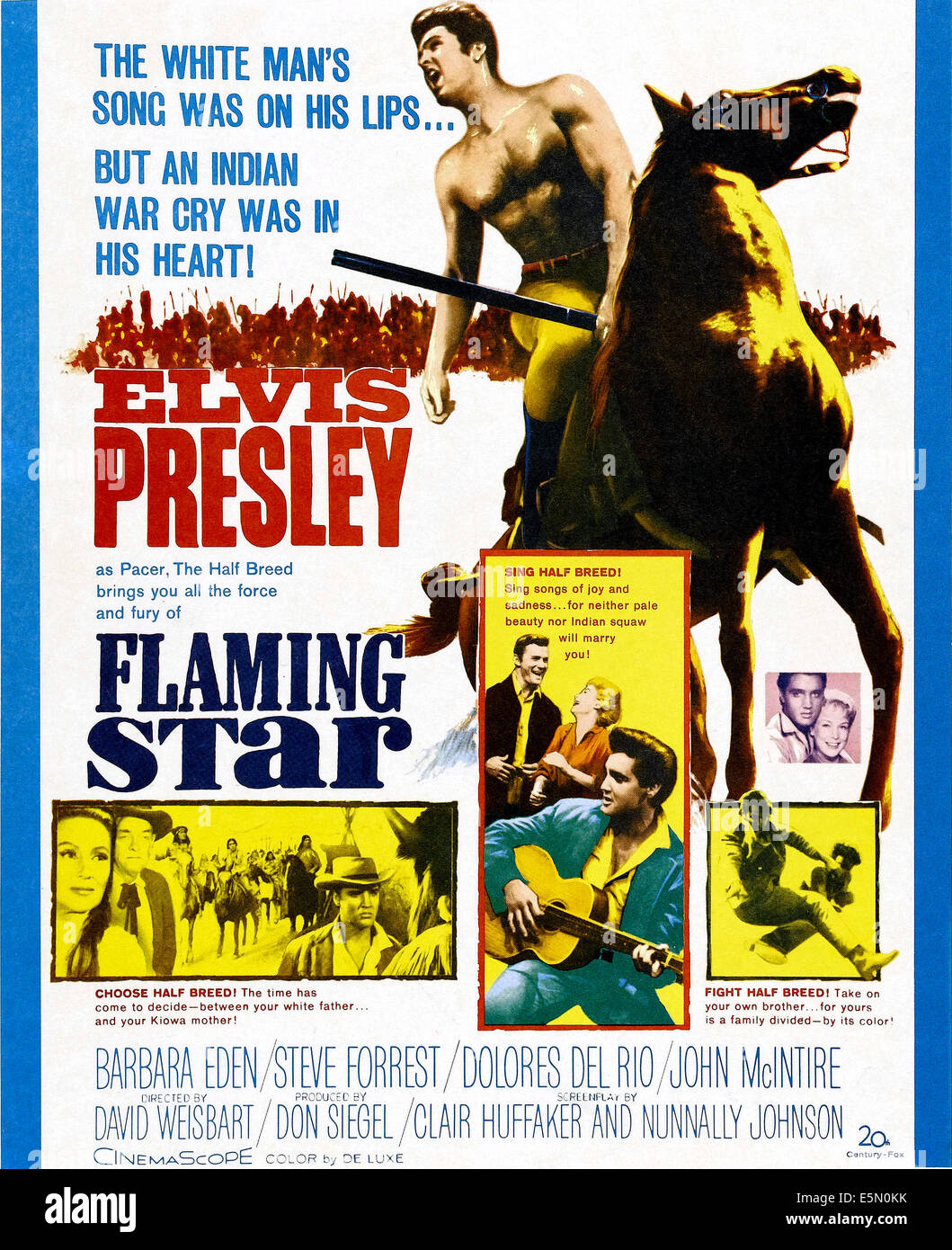 FLAMING STAR, Elvis Presley, Dolores del Rio, Barbara Eden (en ...