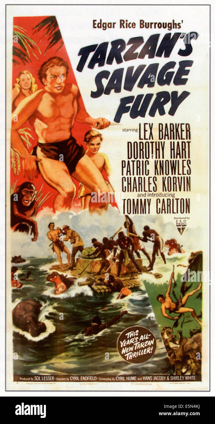 Tarzan's savage fury Banque de photographies et d’images à haute ...