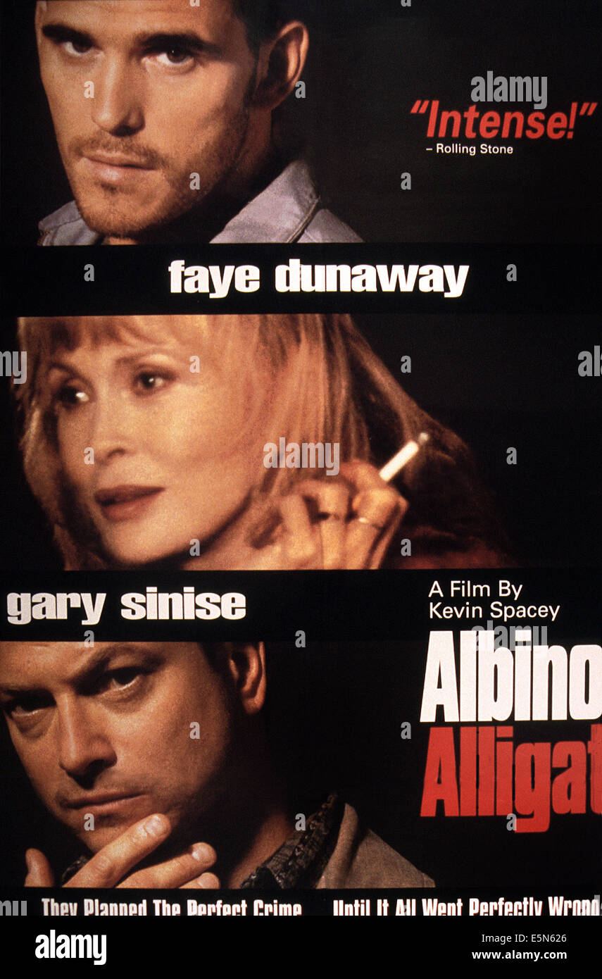 ALBINO ALLIGATOR, à partir du haut : Matt Dillon, Faye Dunaway, Gary ...