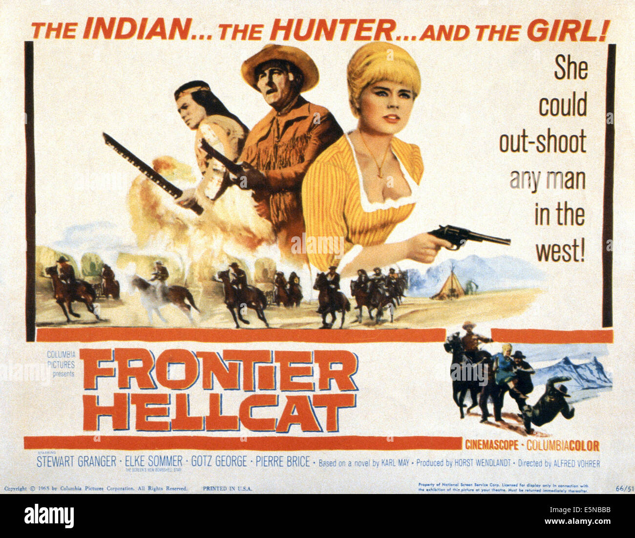 HELLCAT, Frontier (aka UNTER GEIERN), centre : Pierre Brice, Stewart ...