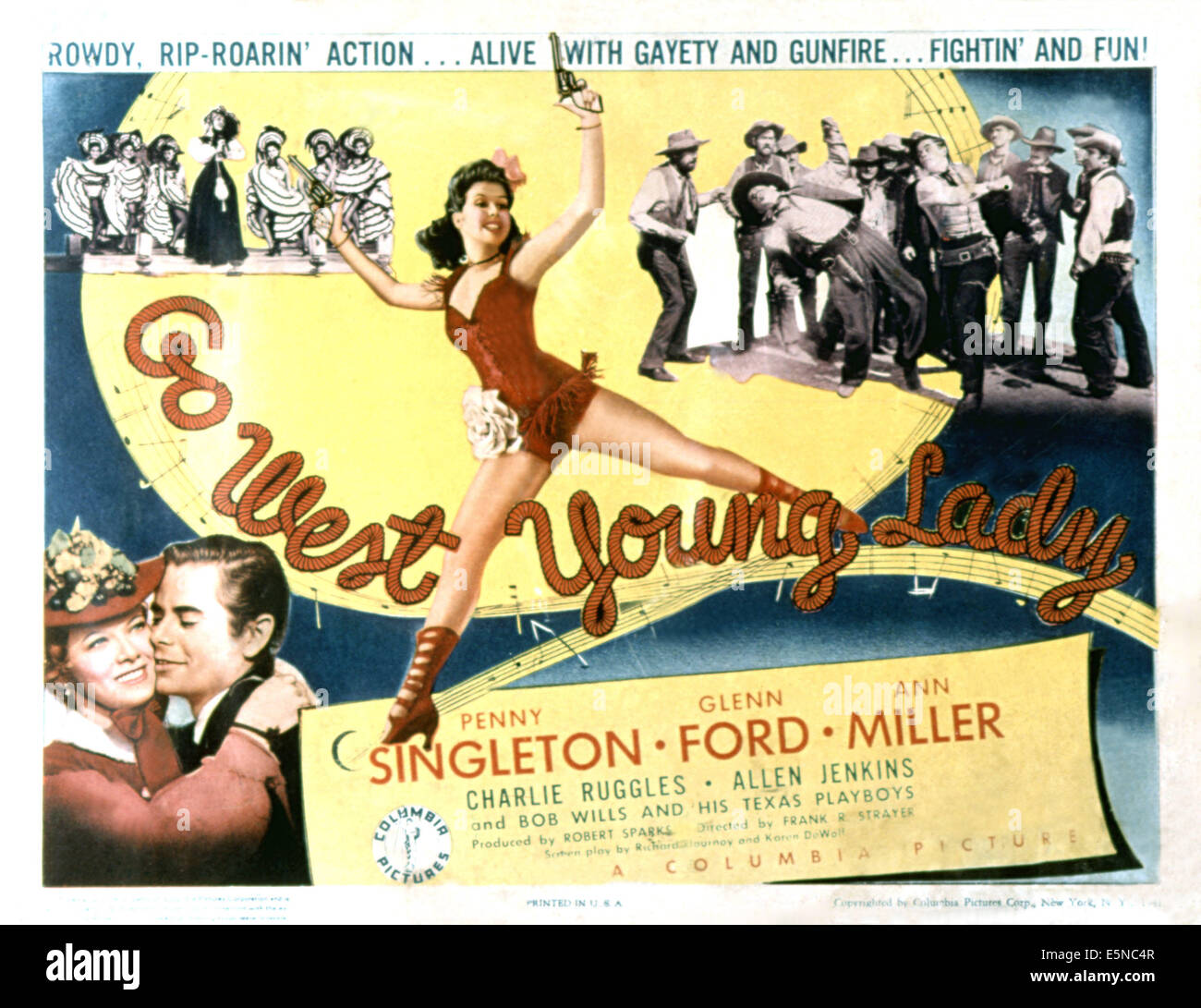 Go West Young Lady Penny Singleton Glenn Ford Ann Miller 1941 Photo