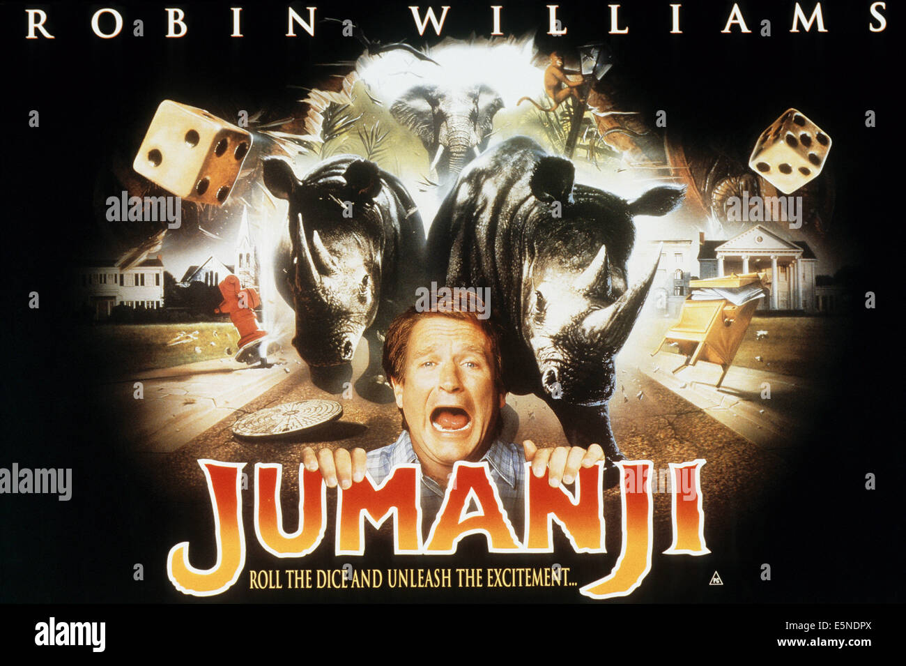 Robin williams poster jumanji 1995 Banque de photographies et d’images ...