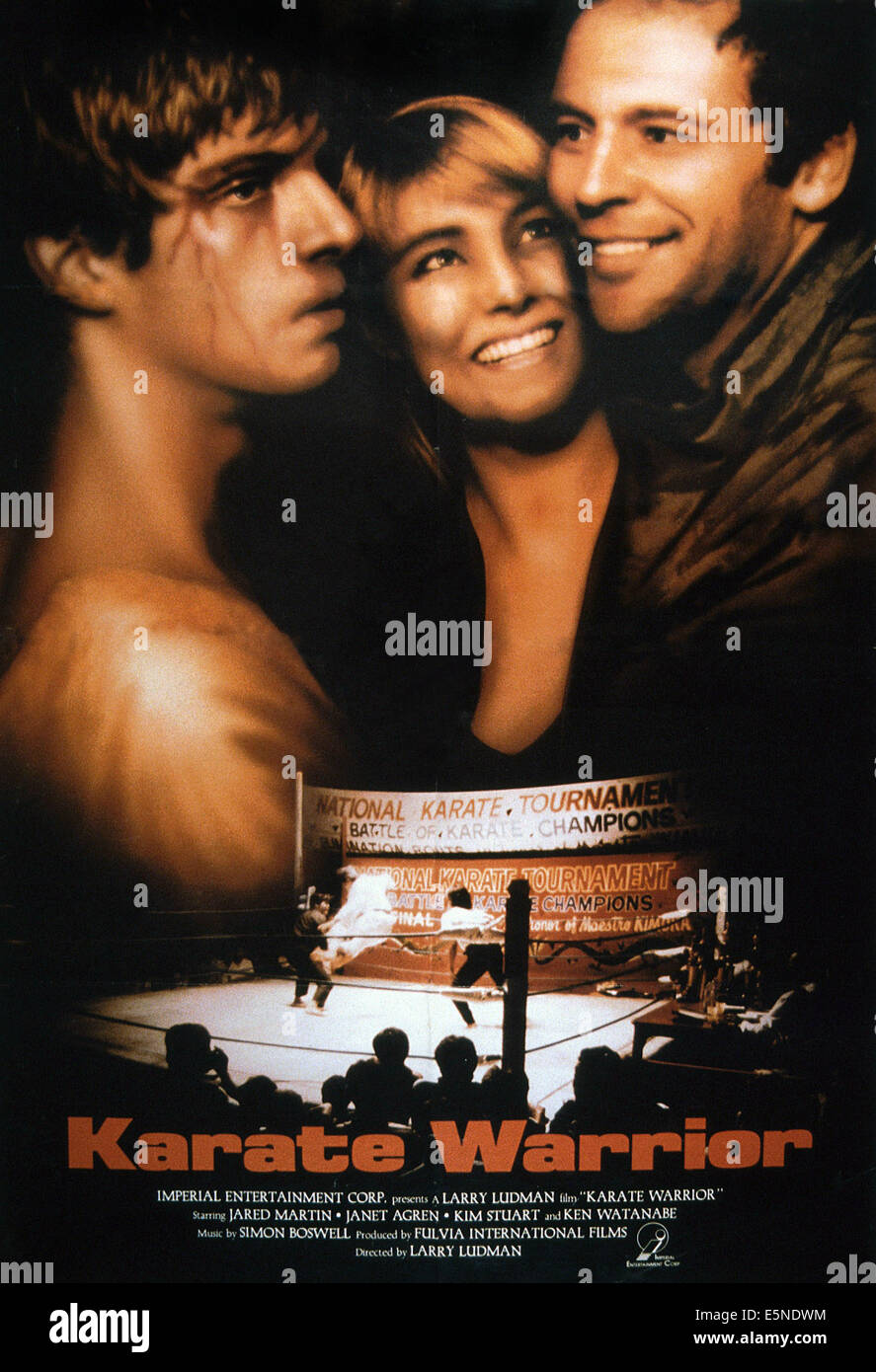 Karate WARRIOR, affiche, de gauche à droite : Kim Rossi Stuart, Janet ...