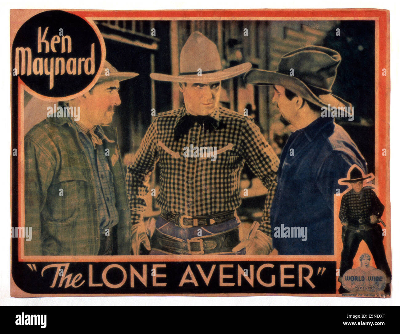 Ken maynard poster Banque d'images détourées - Alamy