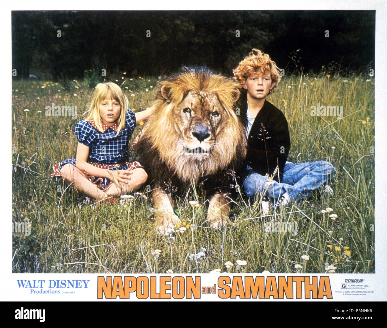 Napoléon et Samantha, de gauche : Jodie Foster, Johnny Whitaker, 1972 ...