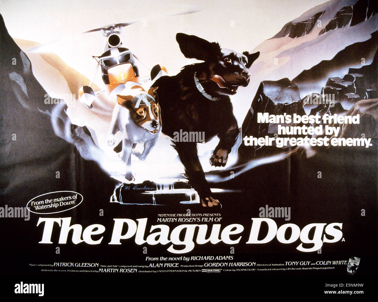 Le PLAGUE DOGS (poster, 1982, © United Artists/avec la permission d ...