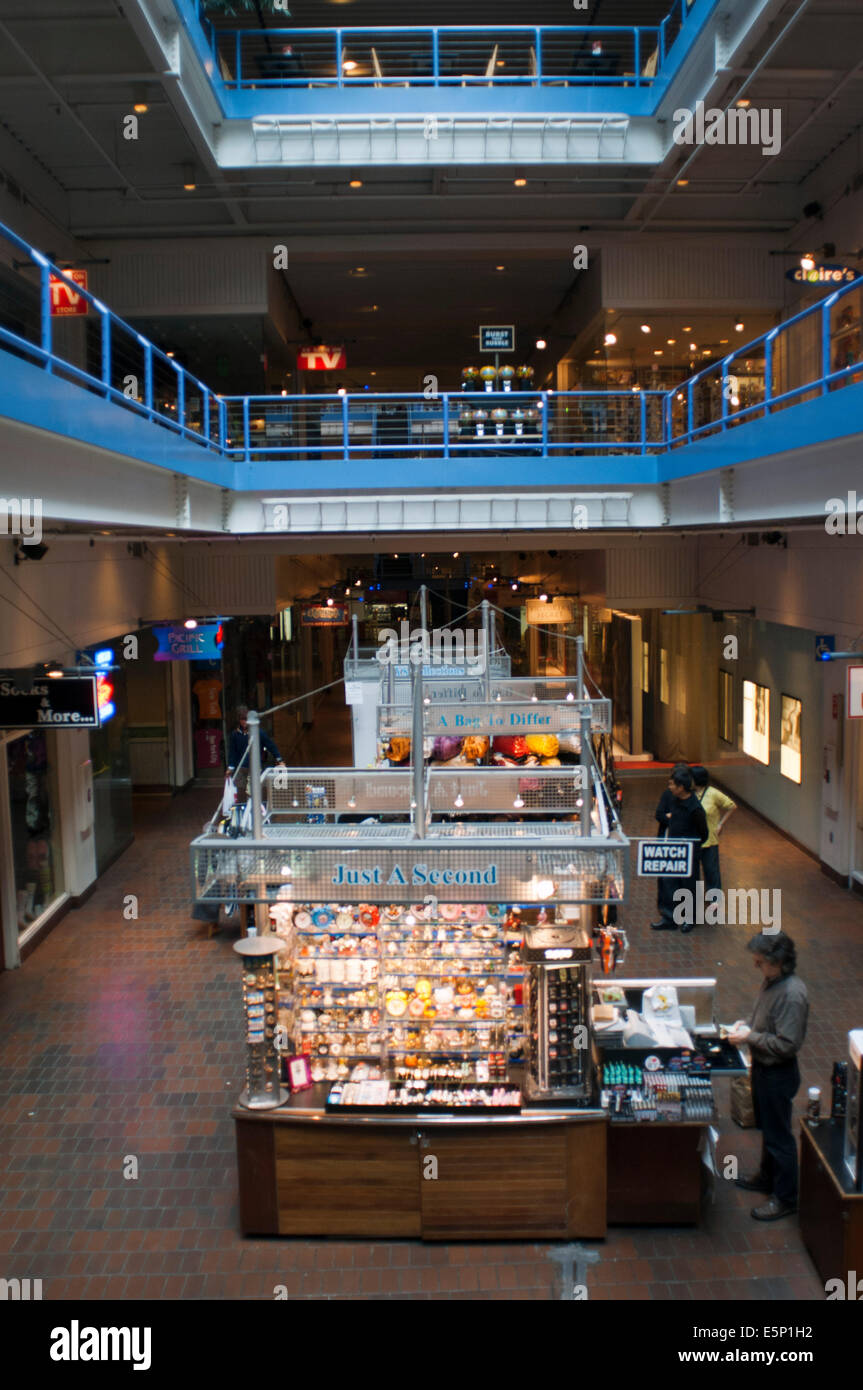 Le centre commercial de South Street Seaport New York City Photo Stock ...