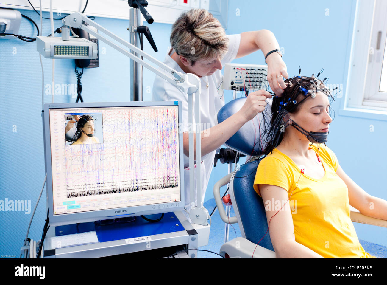 Professional Electroencephalogram Eeg Machine With Psg Erp