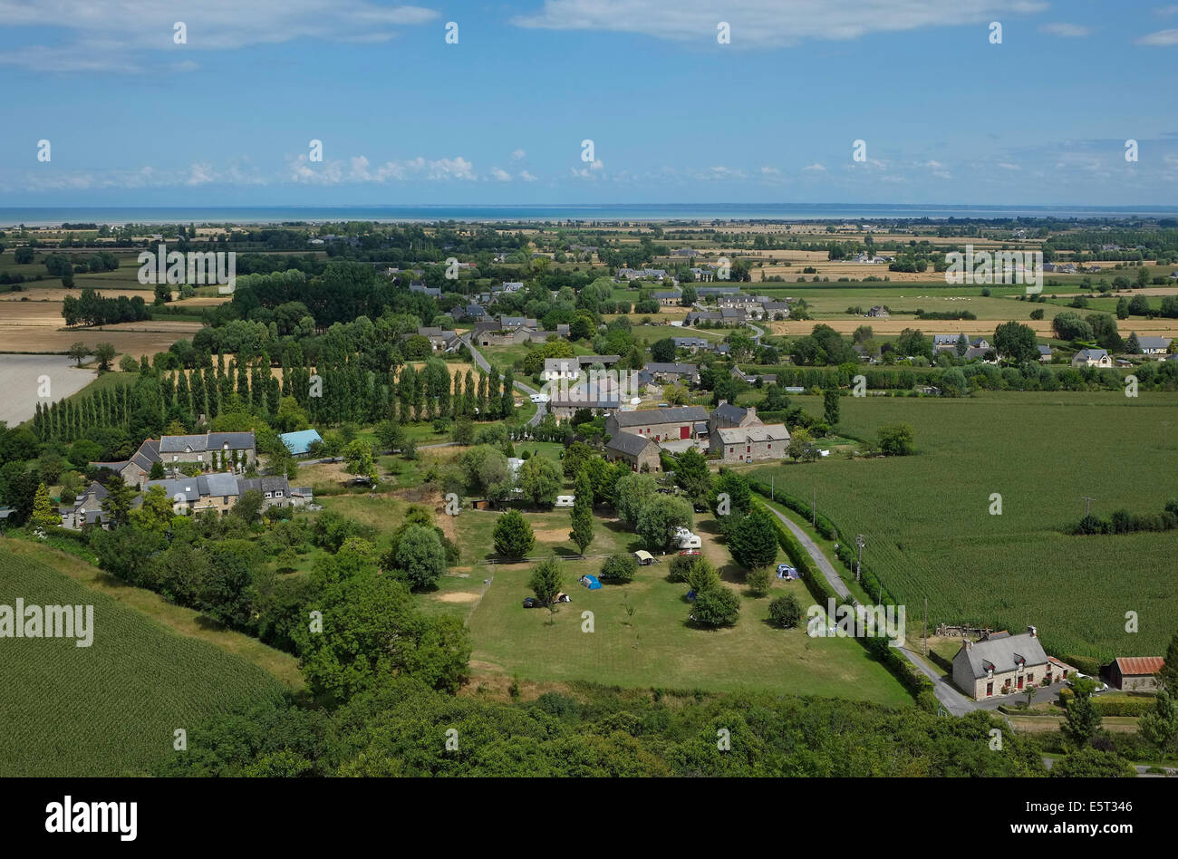 Vue sur Mont dol, Bretagne, France Photo Stock - Alamy