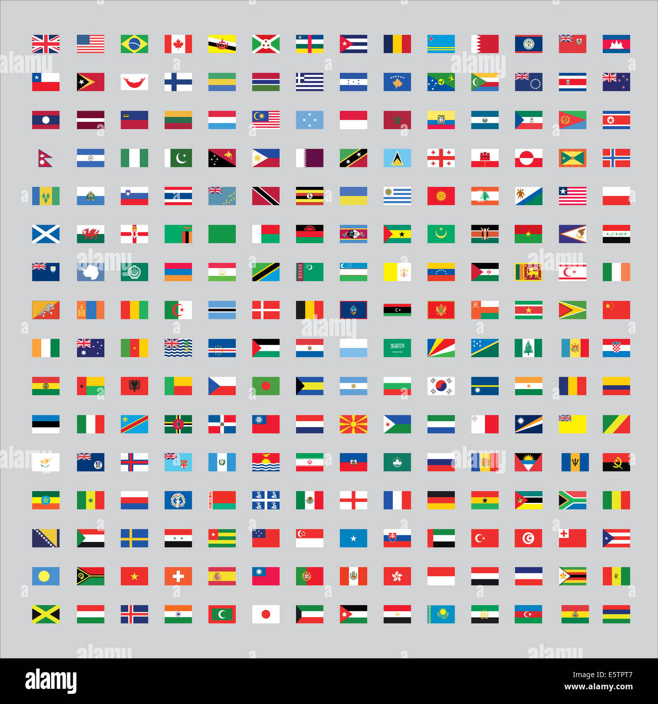 Tout les drapeaux du monde Banque de photographies et d’images à haute ...