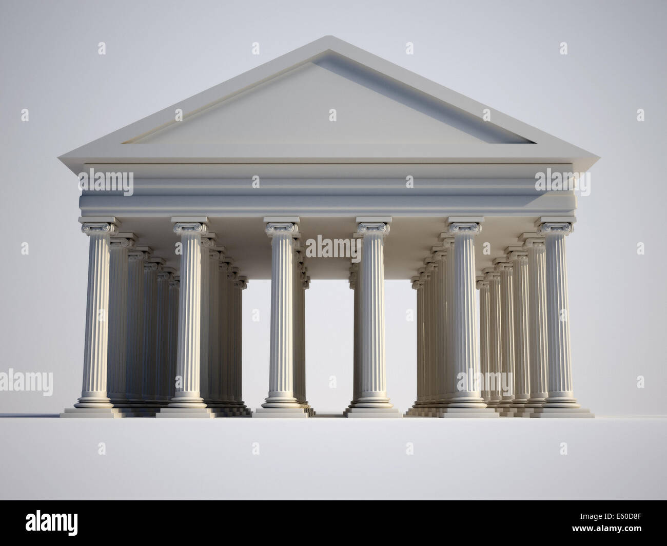 Colonnes de style ionique Banque de photographies et d’images à haute ...