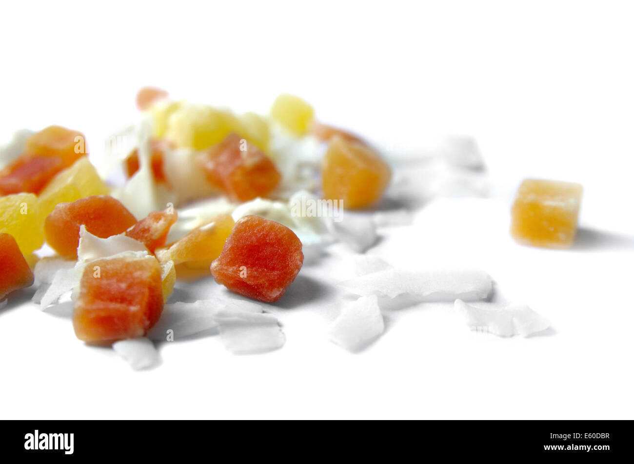 Fruits de noix de coco secs Banque de photographies et d’images à haute ...