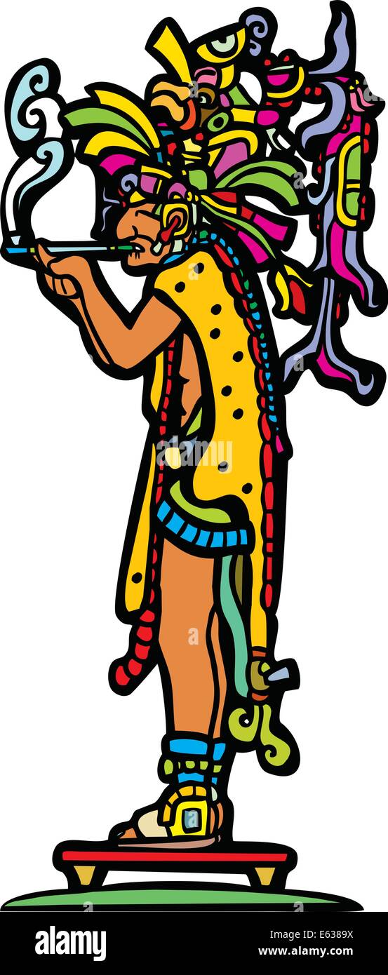 L'esprit mayas Banque d'images vectorielles - Alamy
