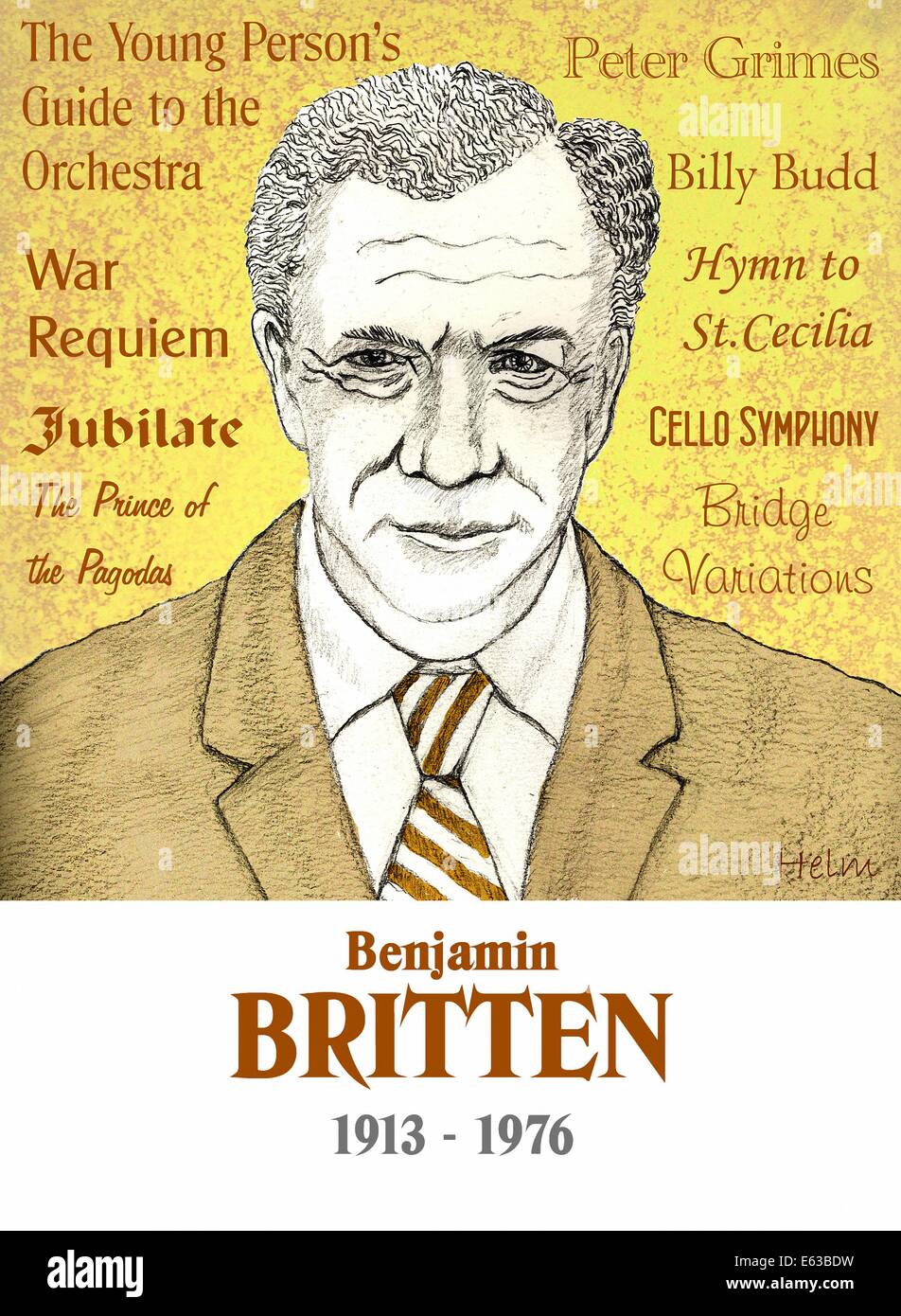 Benjamin britten composer Banque de photographies et d’images à haute ...