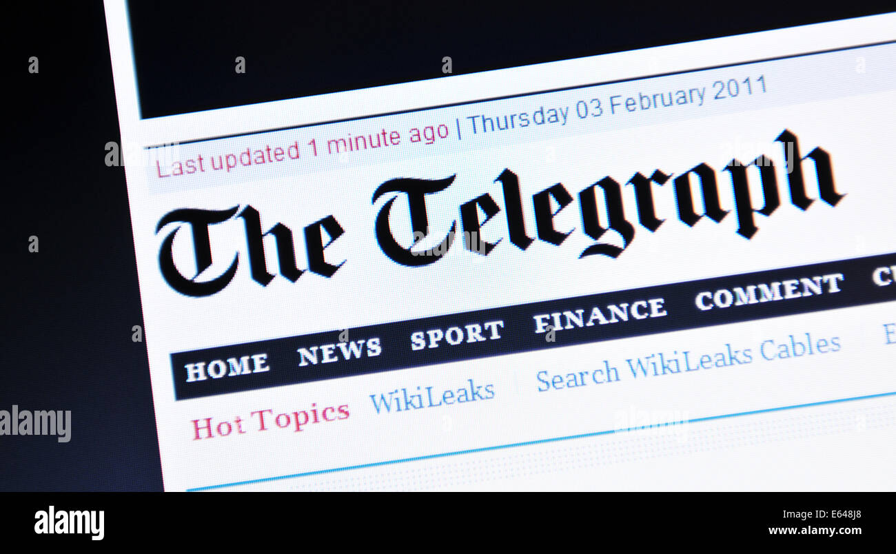 Daily telegraph logo Banque de photographies et d’images à haute ...