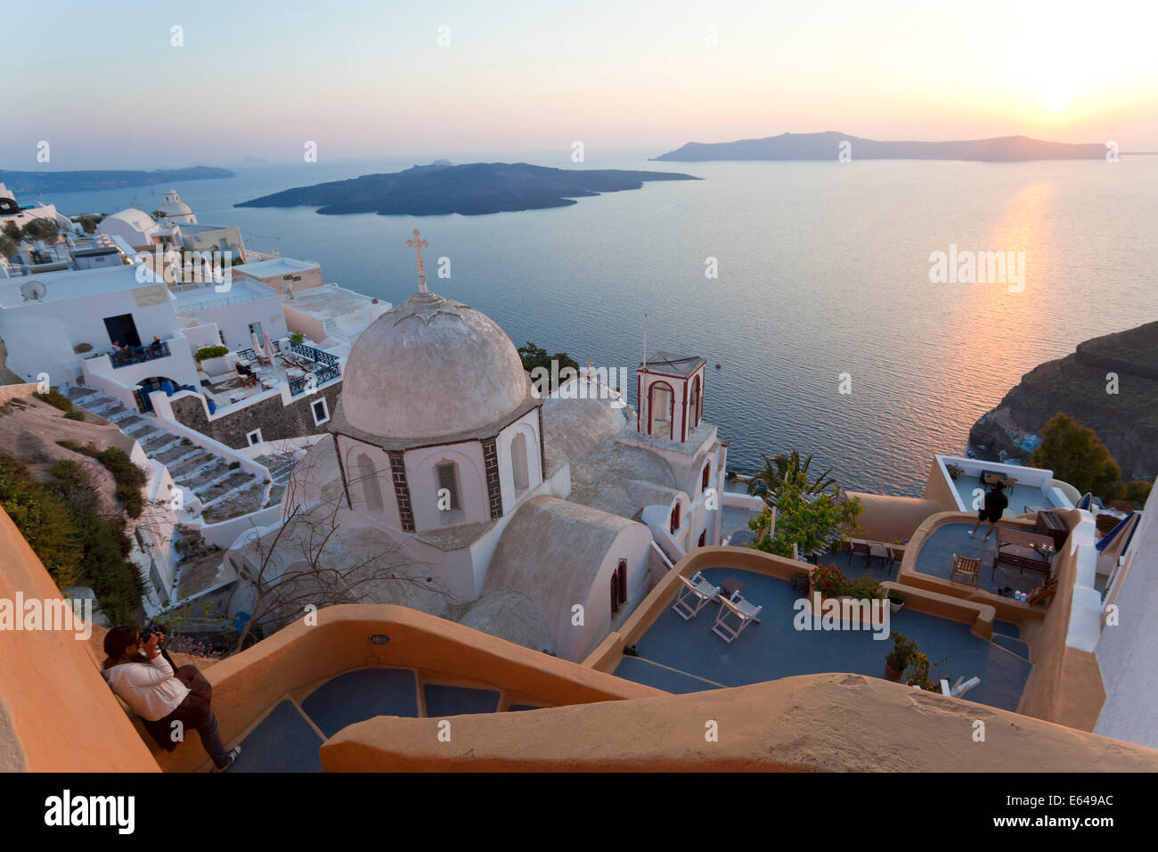 Fira santorin eglise Banque de photographies et d’images à haute ...