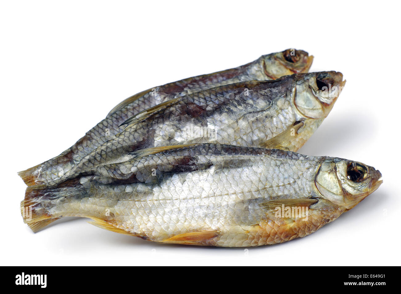 Dehydrated fish Banque d'images détourées - Alamy