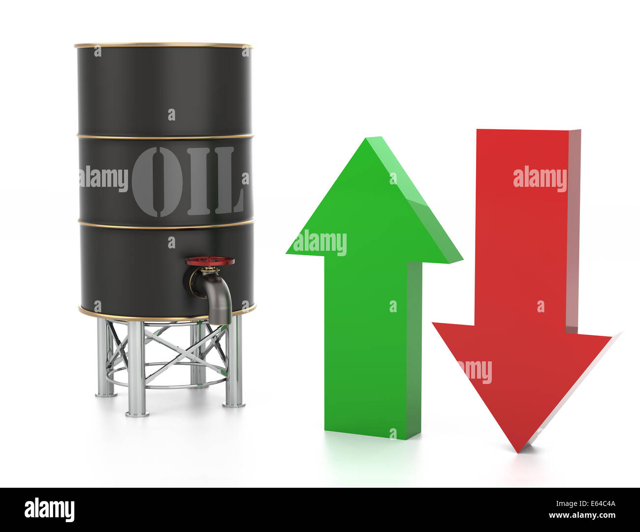 Tableau des barils d'huile Photo Stock - Alamy