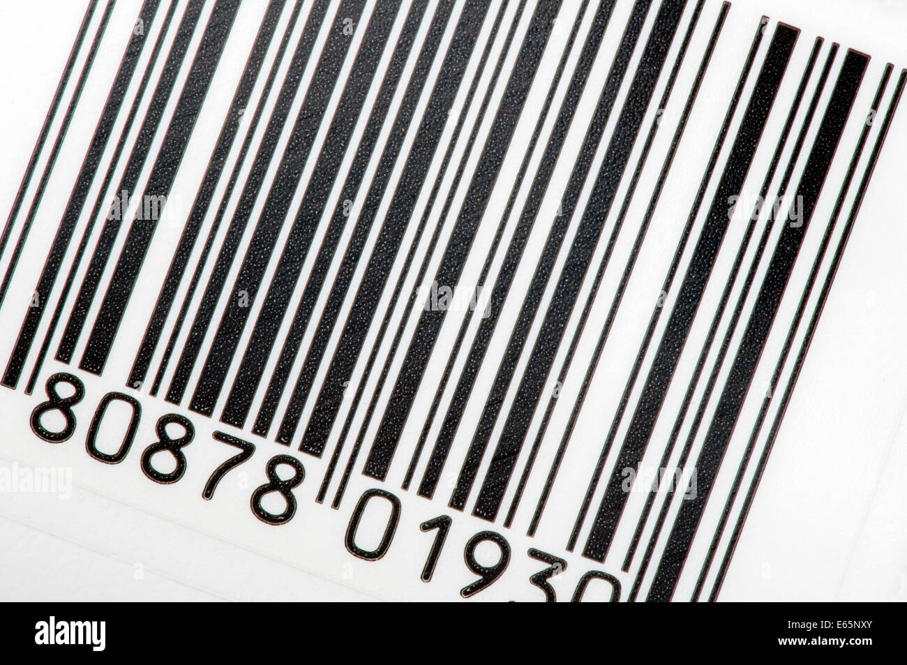Code barres lisible par machine Banque de photographies et d’images à haute résolution - Alamy
