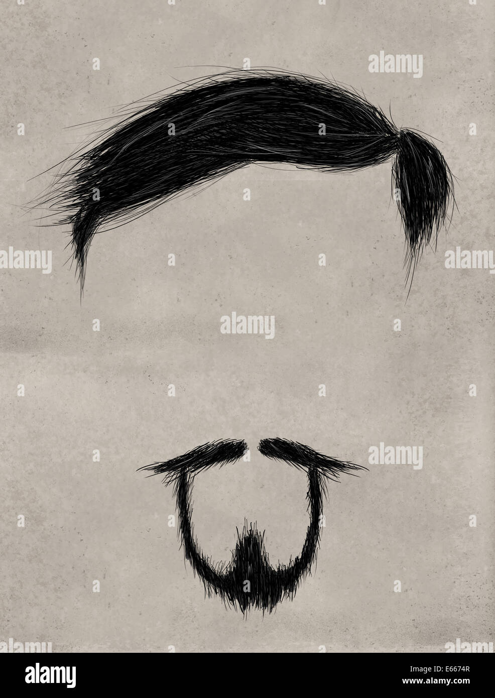 Dessin de barbe blanche Banque de photographies et d’images à haute ...