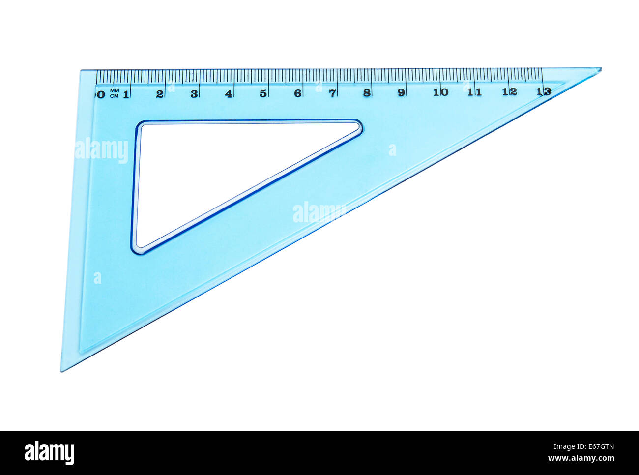Triangle bleu Banque de photographies et d’images à haute résolution ...