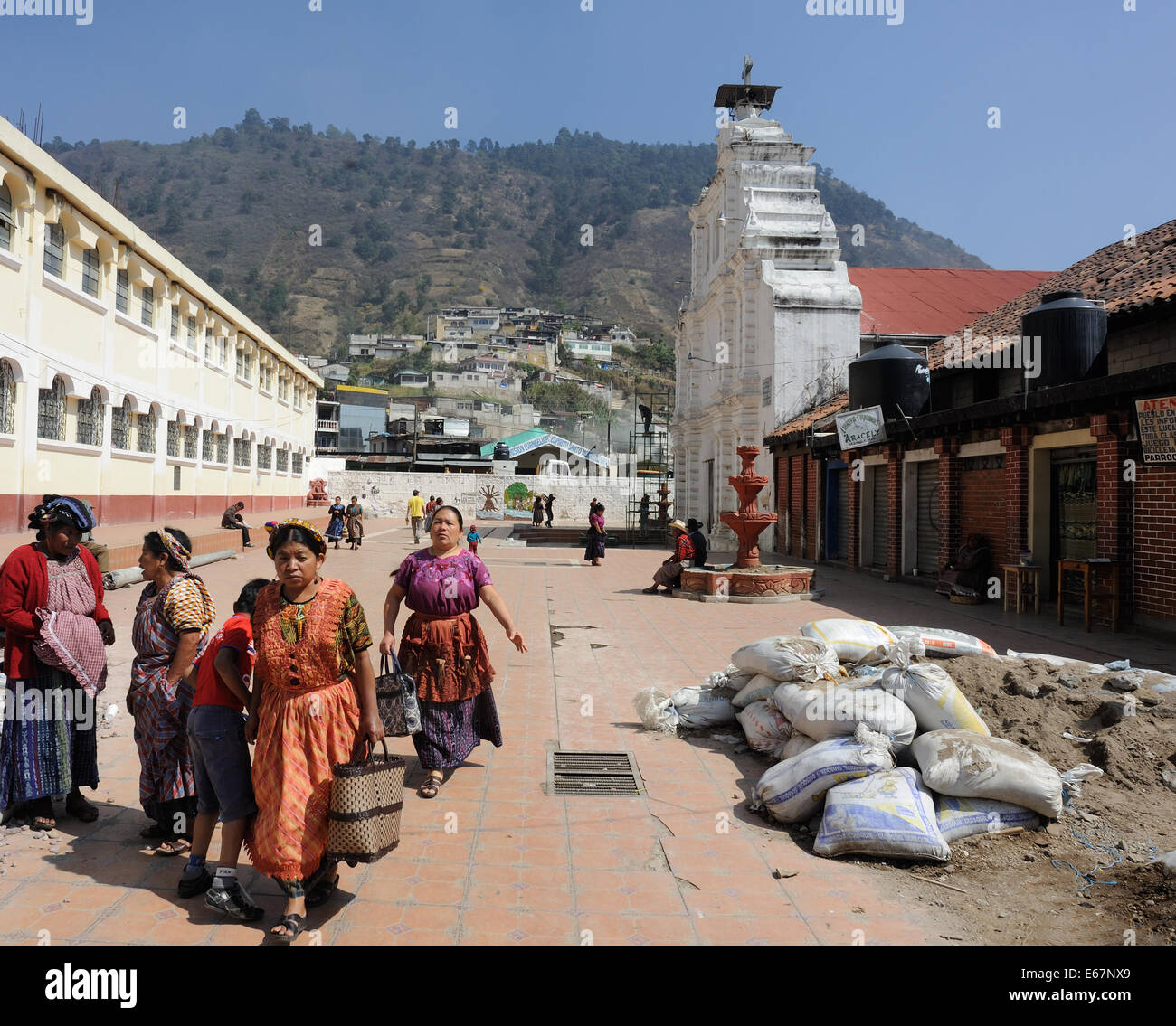Vegetable market almolonga guatemala Banque de photographies et d ...