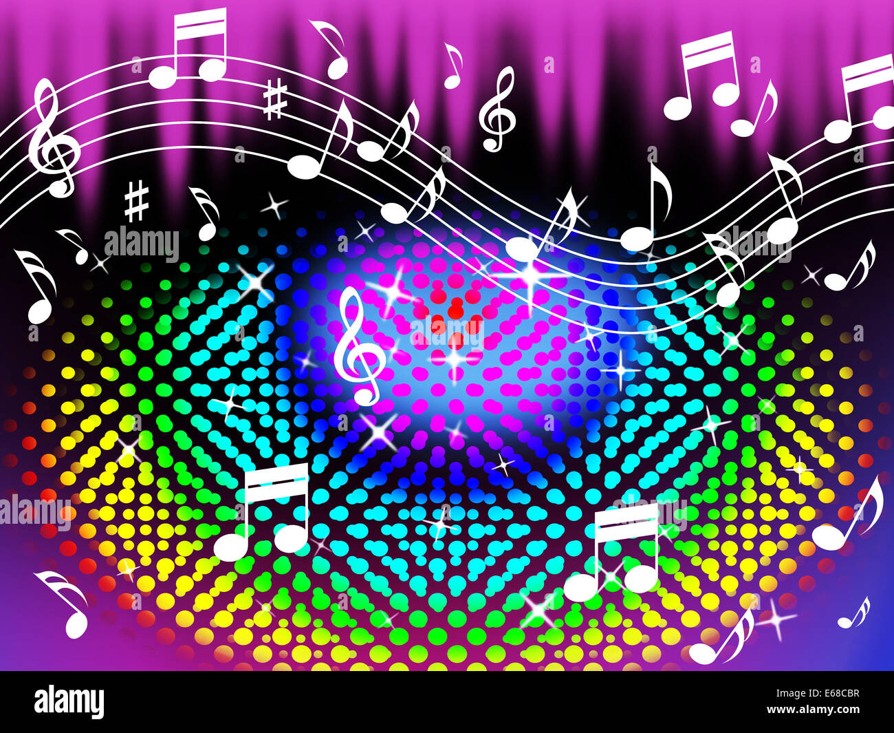 Fond musique haut sens de l'harmonie et la chanson Photo Stock - Alamy