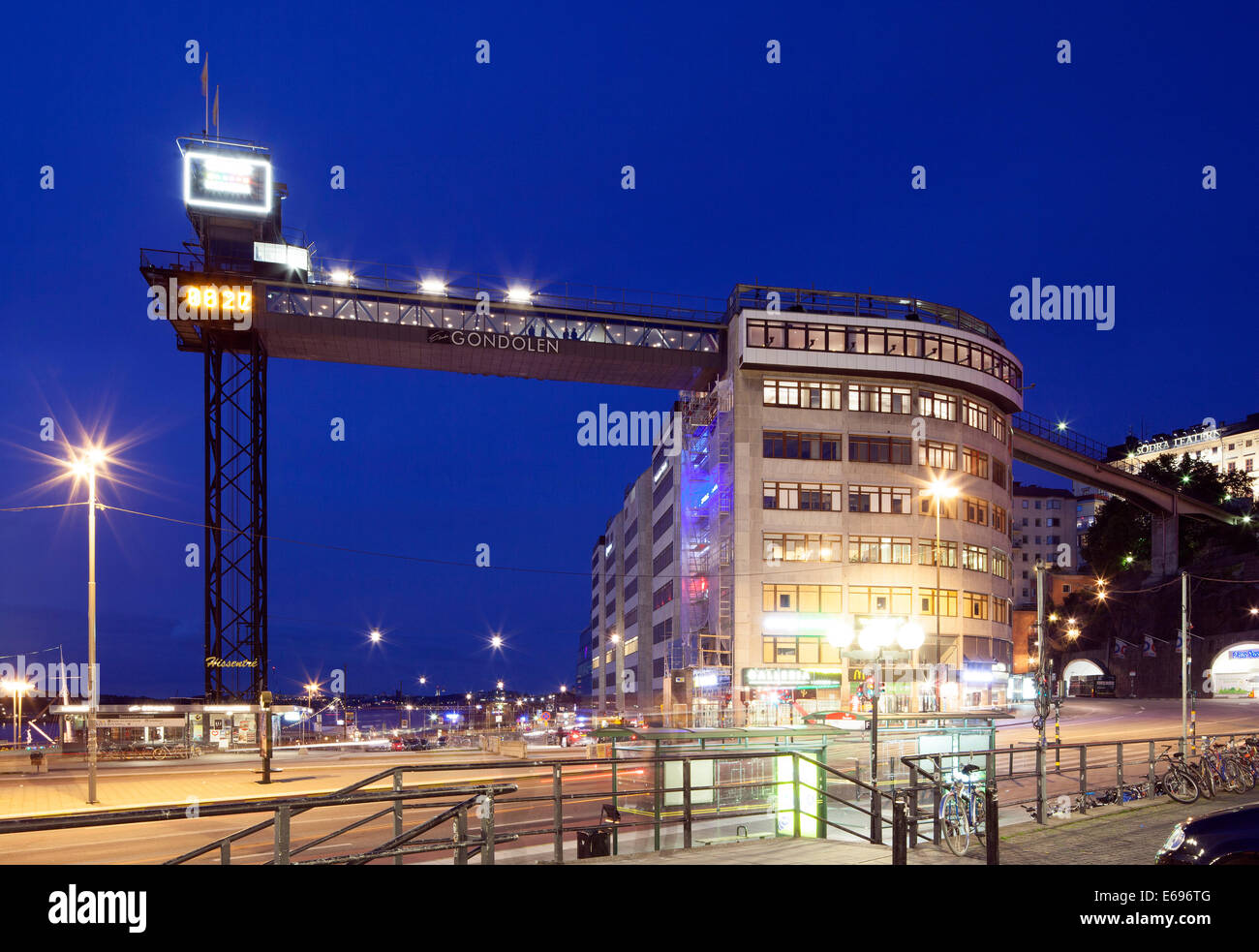 Stockholm sweden slussen katarinahissen Banque de photographies et d ...