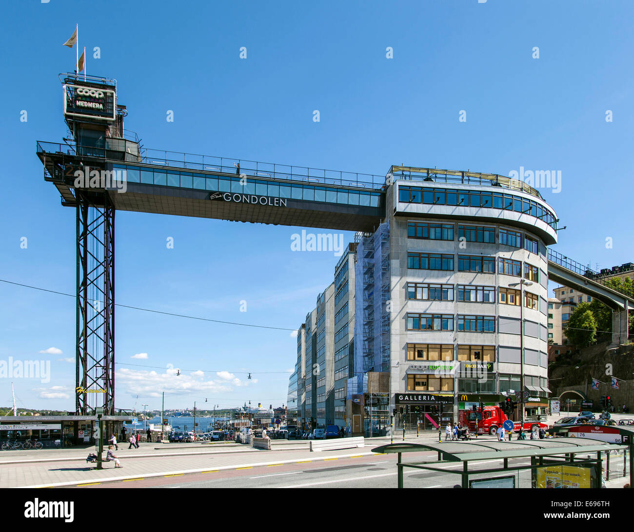 Stockholm sweden slussen katarinahissen Banque de photographies et d ...